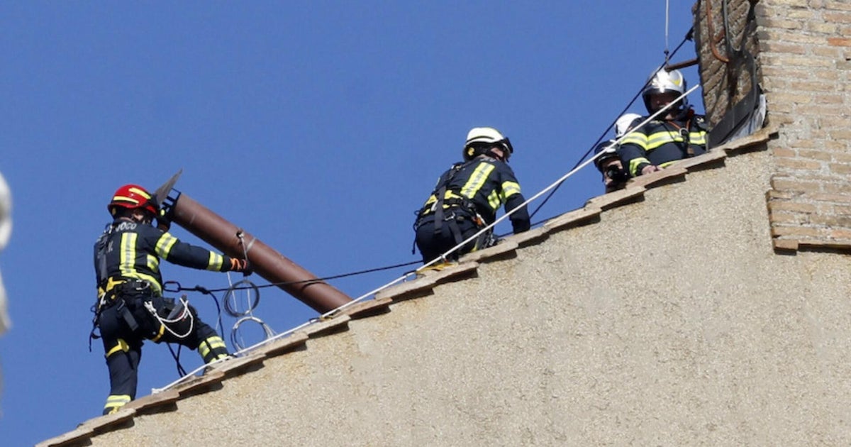 Vatican installs chimney that will alert of new pope as conclave nears ...