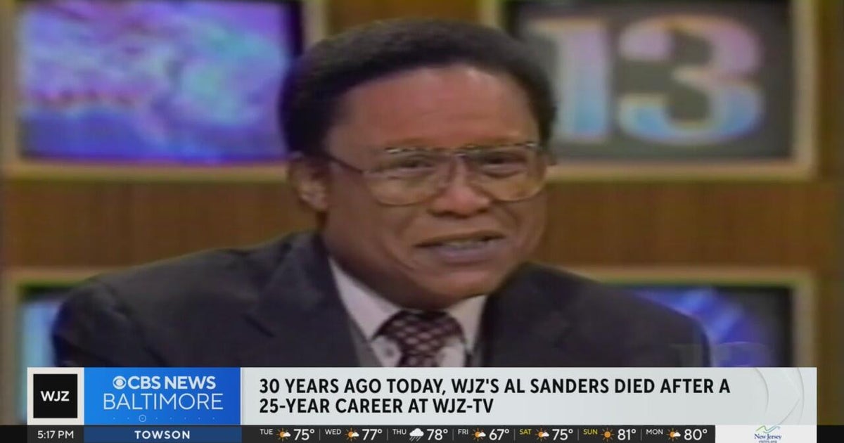 30 years ago, anchor Al Sanders died after 25-year career at WJZ - CBS ...