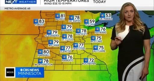 NEXT Weather: Noon report for Minnesota on May 5, 2025 - CBS Minnesota