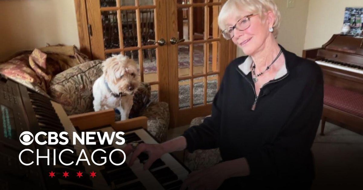 Organist Nancy Faust plays "Na Na Hey Hey Kiss Him Goodbye" - CBS Chicago