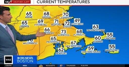 Next Weather: WBZ Evening Forecast For May 7, 2025 - CBS Boston
