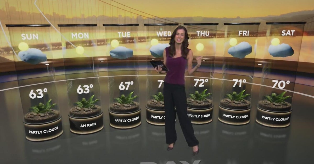 Sunday morning First Alert Weather Forecast with Zoe Mintz - CBS San ...
