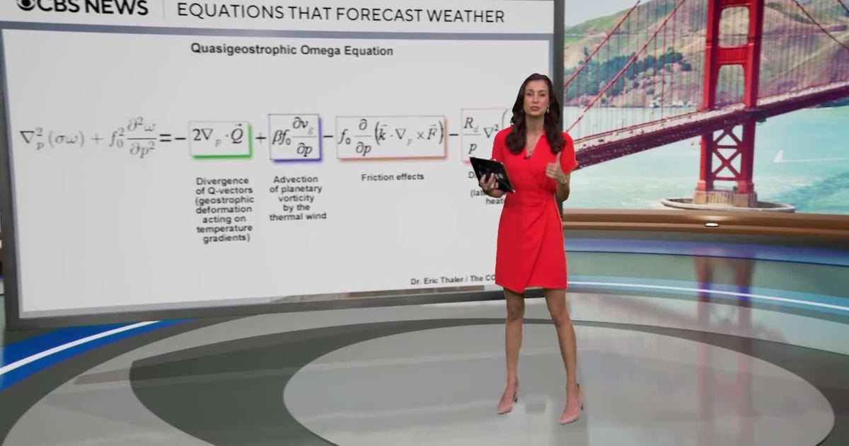 How millions of equations are used in weather models - CBS San Francisco