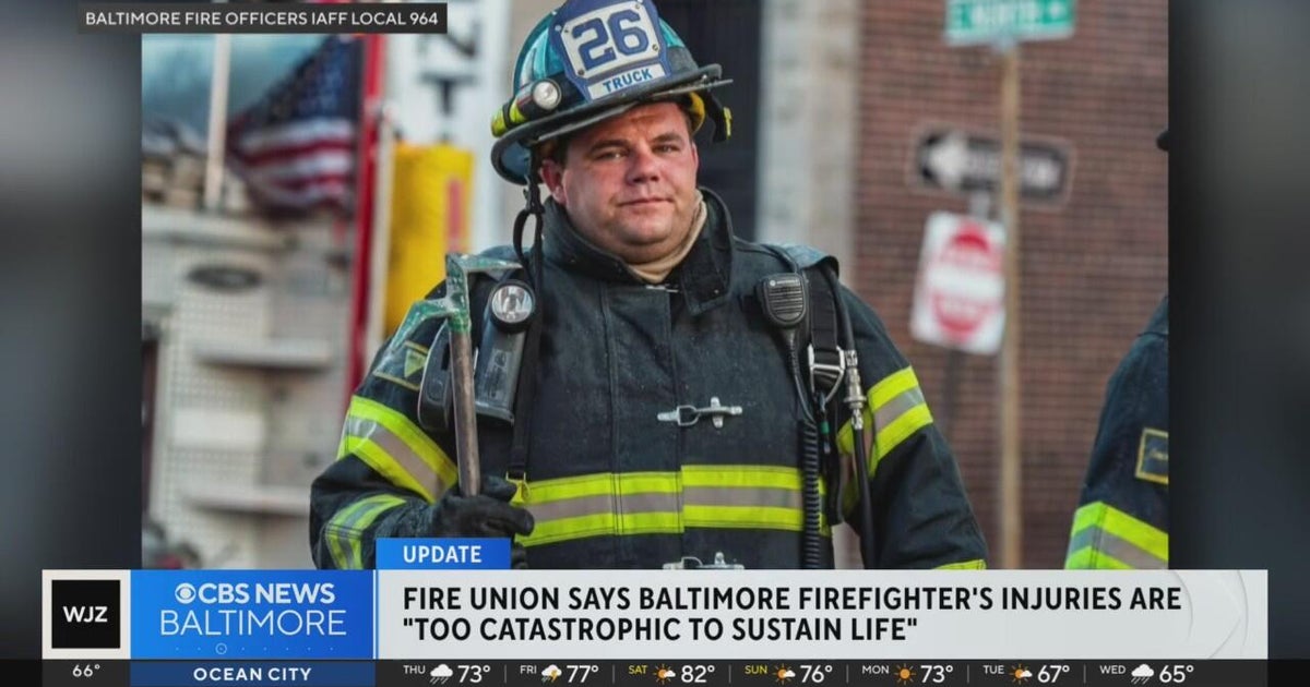Baltimore firefighter's injuries "too catastrophic to sustain life ...