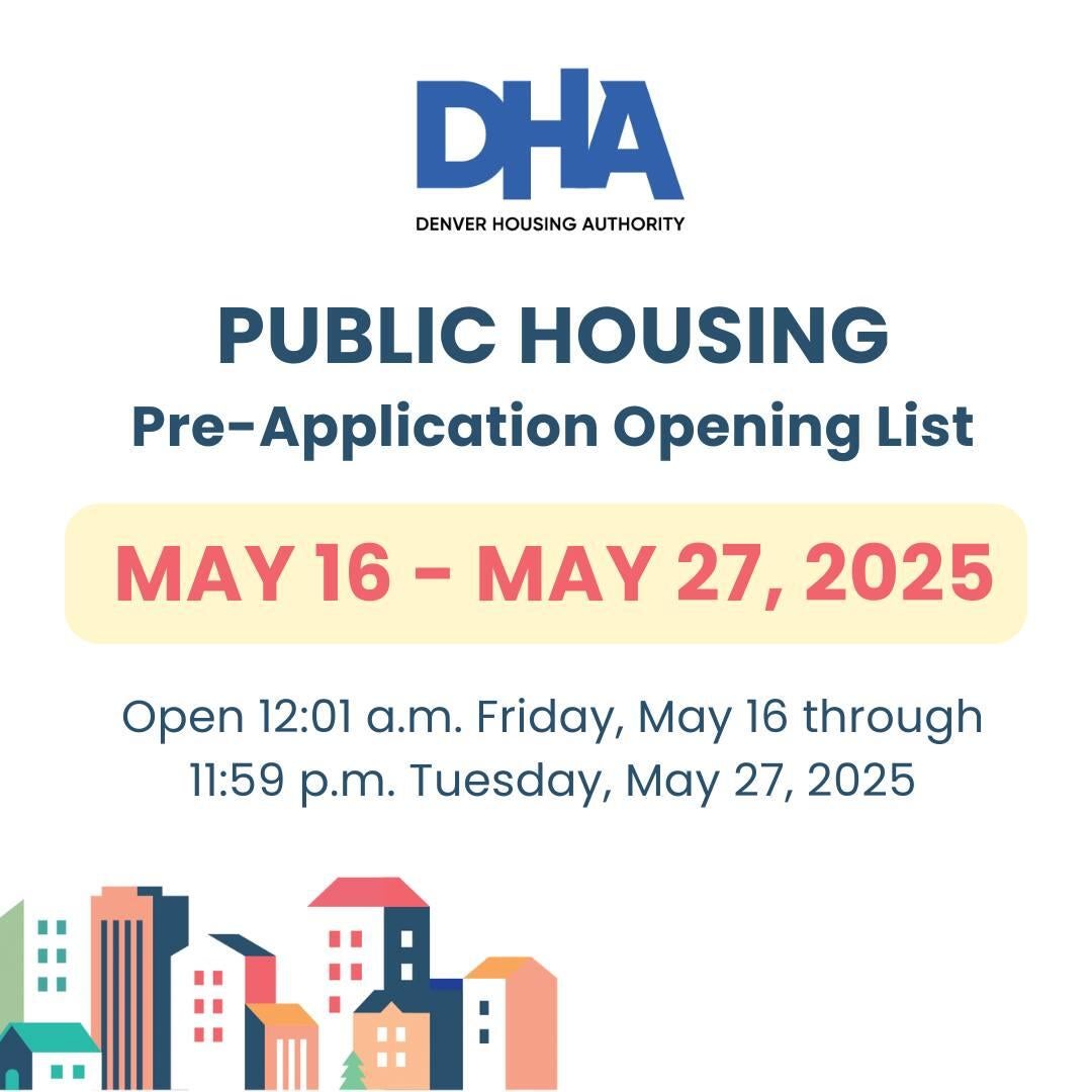 Denver Housing Authority opens public housing pre-applications amid ...