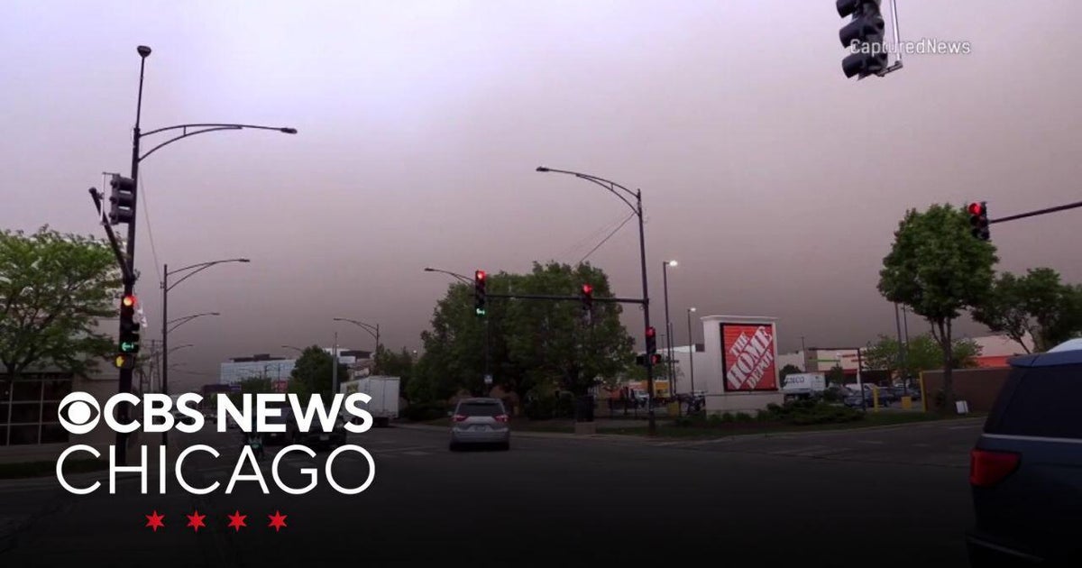 Fast-moving dust storm sweeps across Chicago area - CBS Chicago