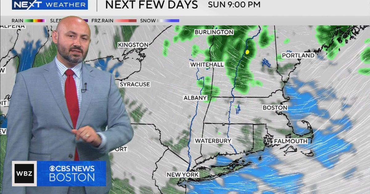 Next Weather: WBZ mid-day forecast for May 18, 2025 - CBS Boston
