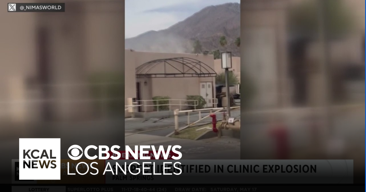 Suspect IDed in deadly Palm Springs explosion outside fertility clinic ...