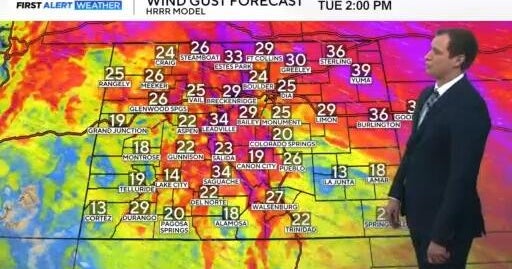 Windy Tuesday in Denver, mild and dry to end the week - CBS Colorado