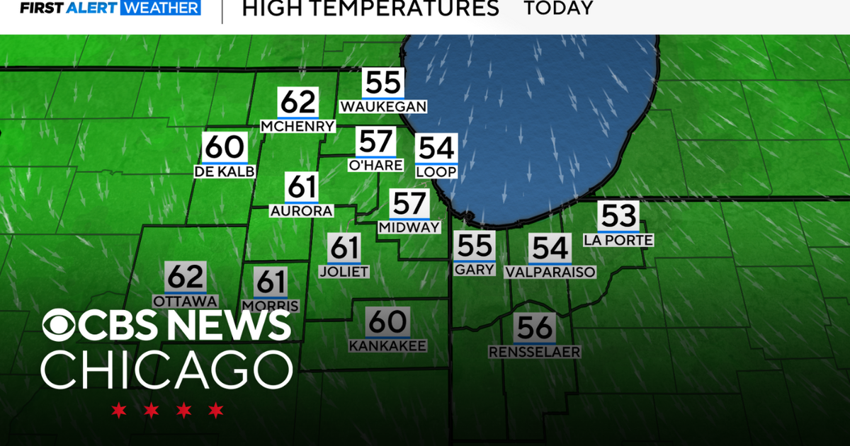 Scattered showers continue Thursday in Chicago - CBS Chicago