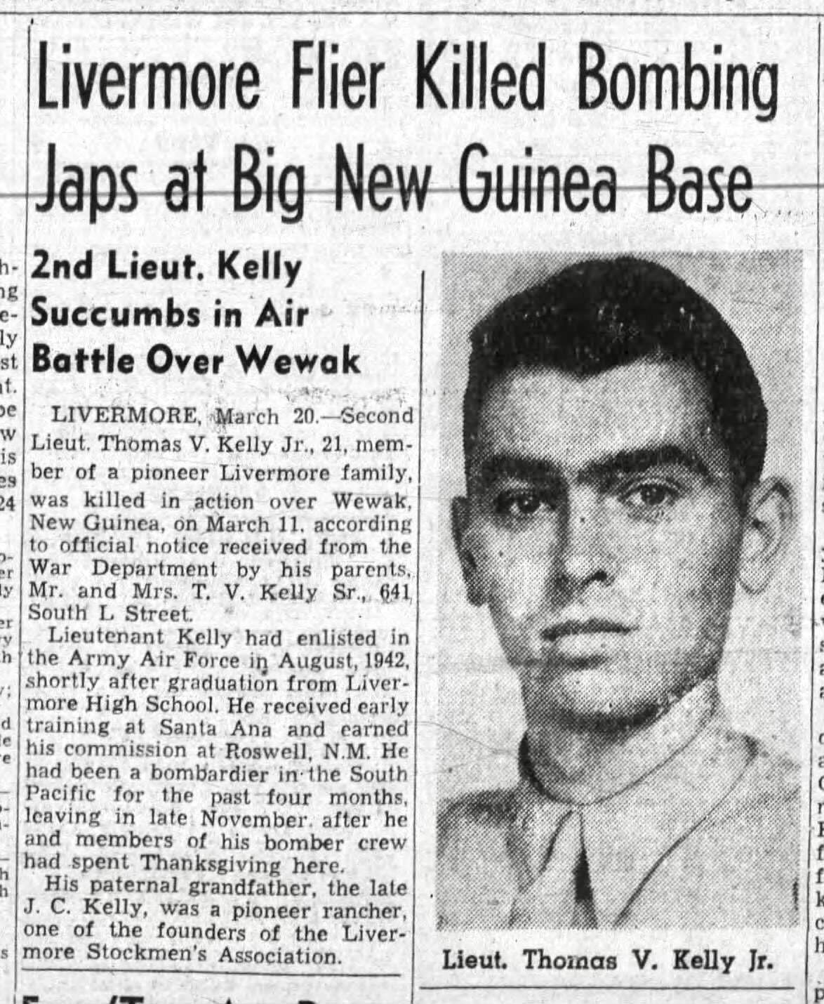 Livermore WWII airman returns home for Memorial Day funeral 81 years ...