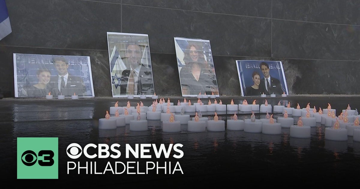 Vigil held in Philadelphia for Israeli embassy shooting victims - CBS ...