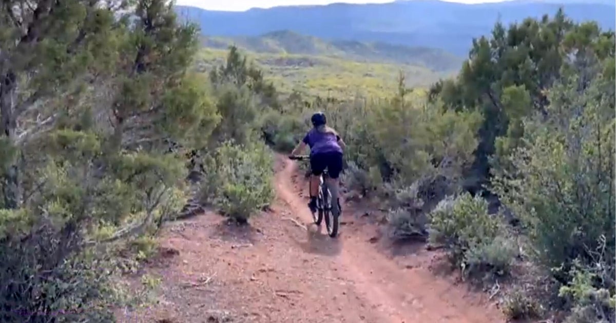 Woman starts mountain biking in her 50s, showing it's never too late ...