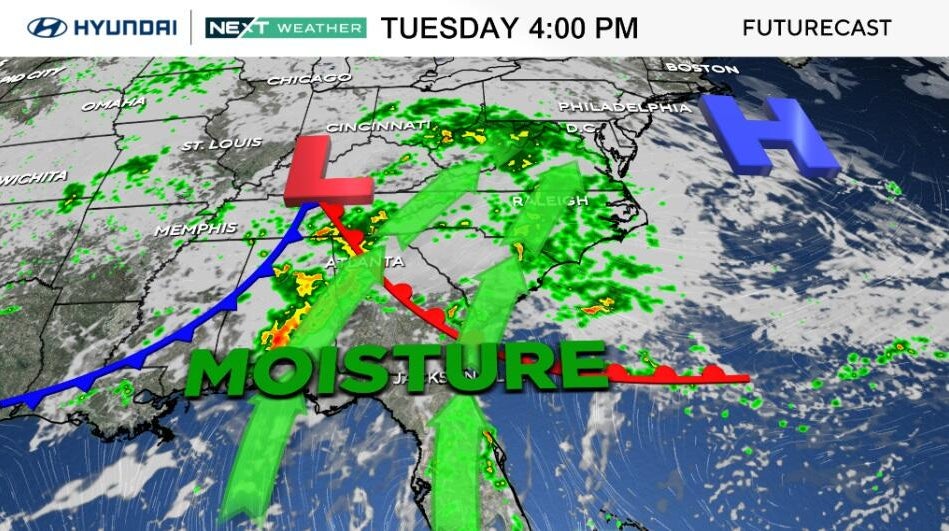 Soggy weather returns to Philadelphia region this week. Timing out the ...