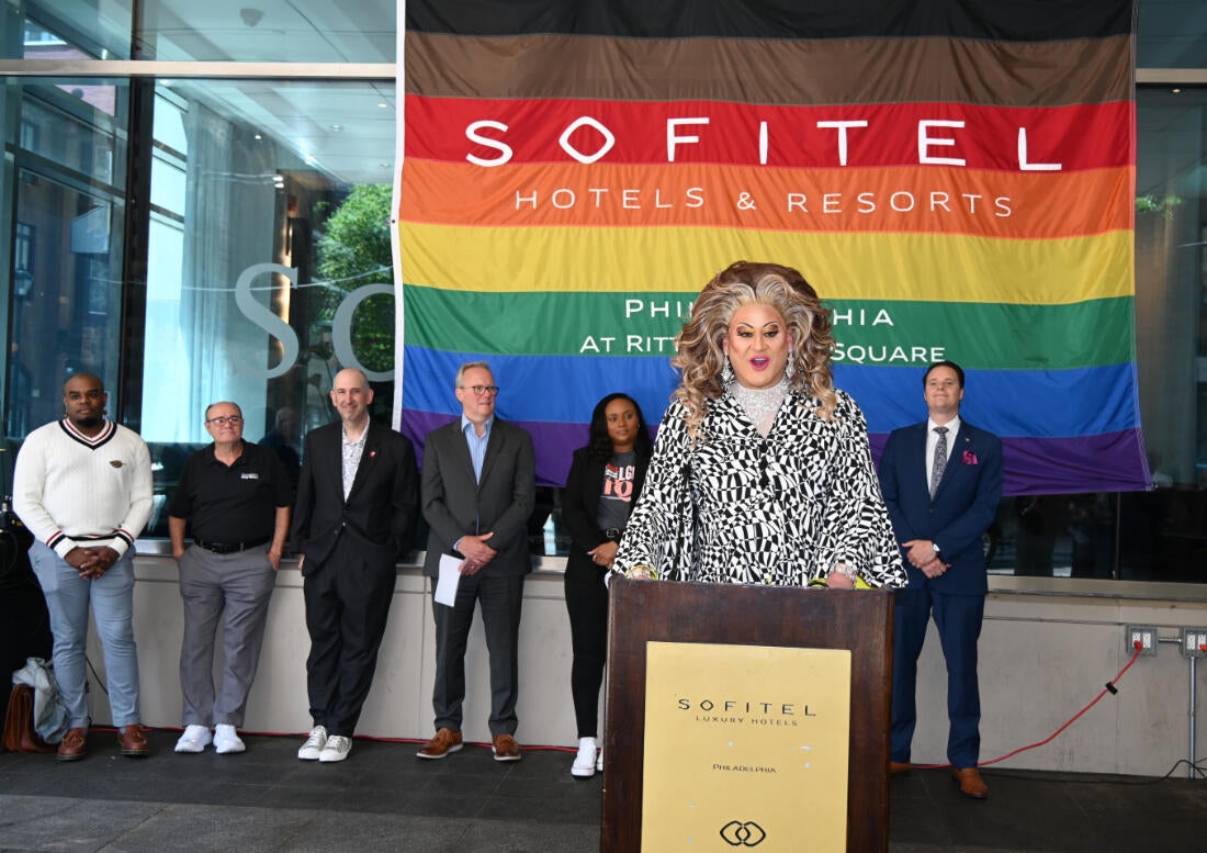 Sofitel Philadelphia Pride Flag Ceremony 2025