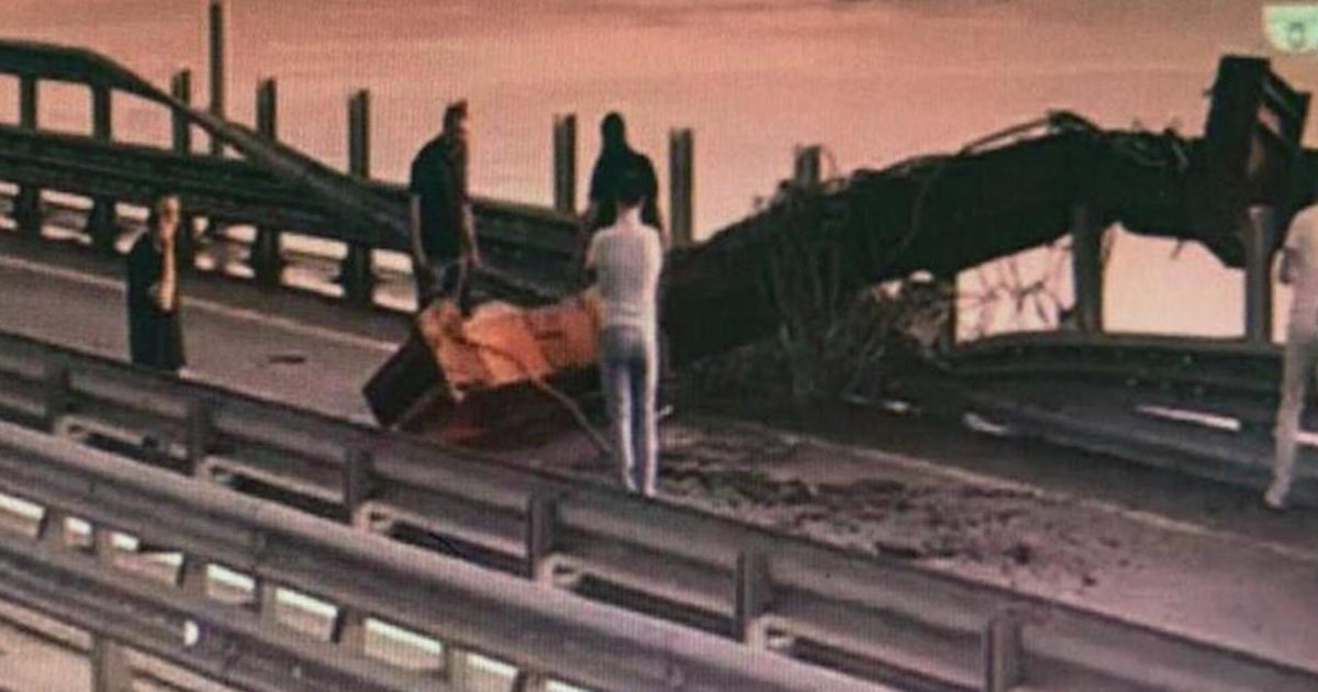 Ukraine claims underwater explosion that hit Russia's Crimea bridge ...