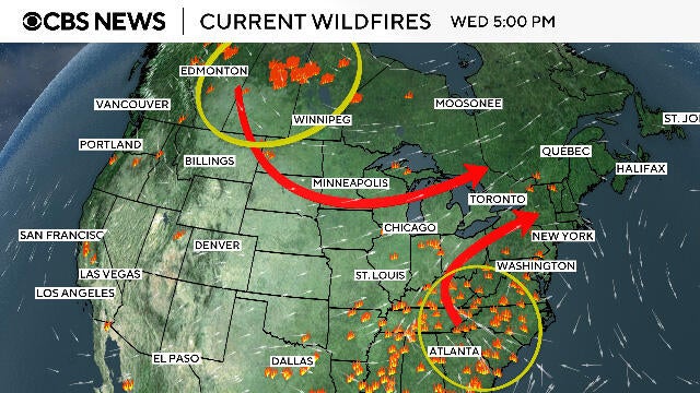 Will Canadian wildfire smoke impact air quality in Massachusetts? Here ...