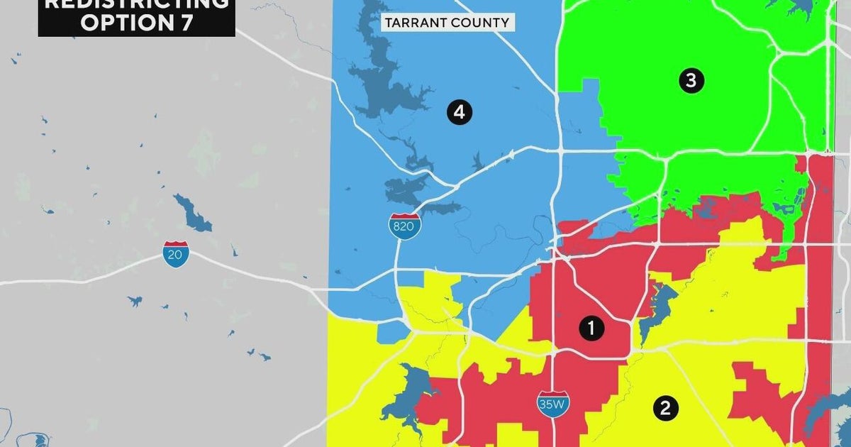 Tarrant County commissioners approved redistricting map released days ...