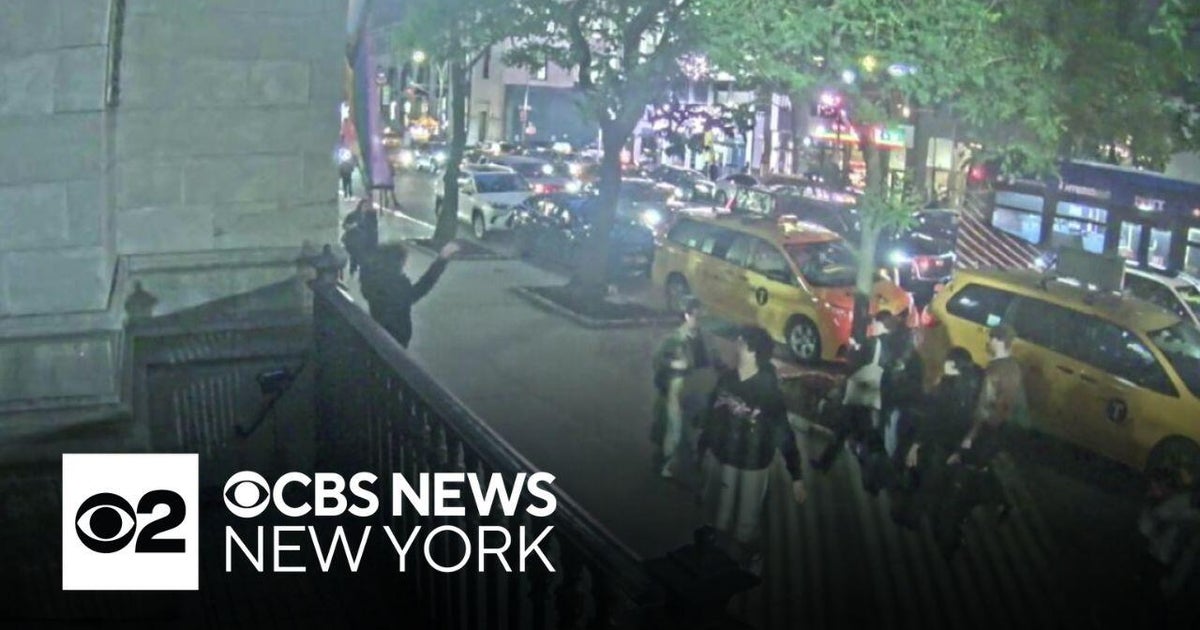 Vandals tear down Pride banners outside Manhattan church - CBS New York