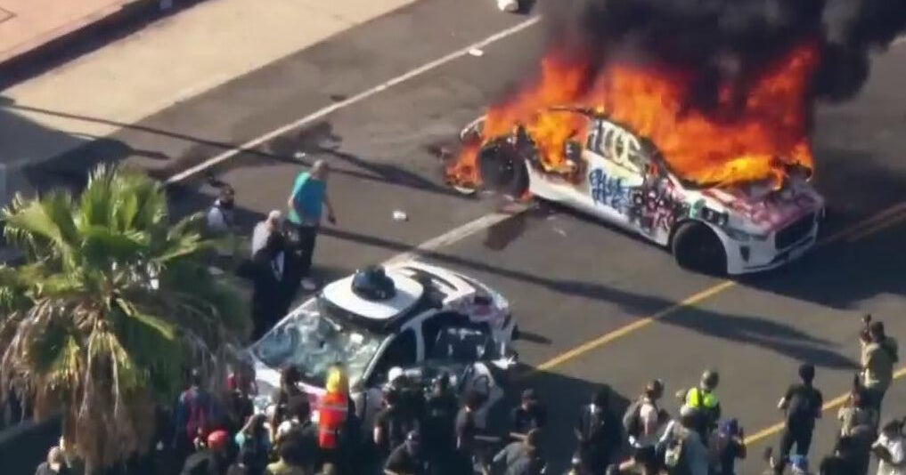 New protests erupt in Los Angeles as Trump deploys troops over ICE ...