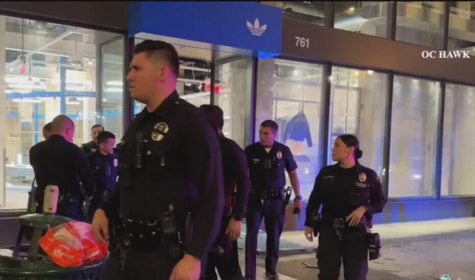 Looters target several stores in downtown Los Angeles after fourth day ...