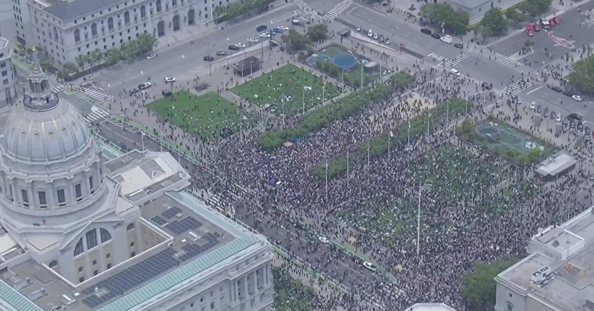 "No Kings" protesters pack San Francisco Dolores Park - CBS San Francisco