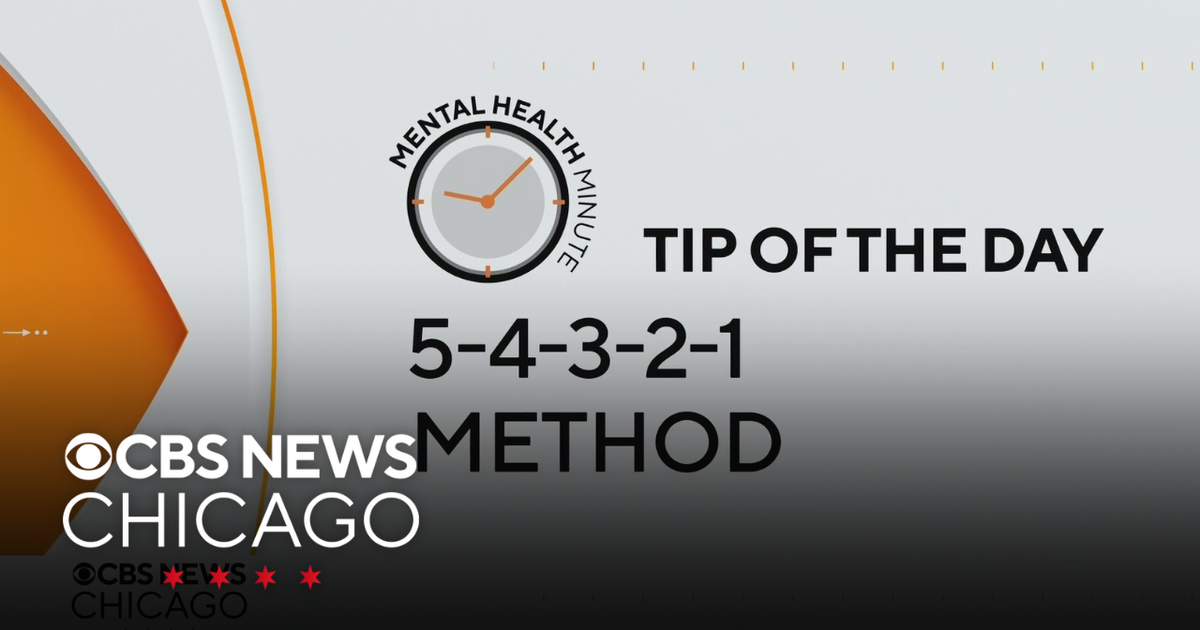 5-4-3-2-1 method for your mental health - CBS Chicago