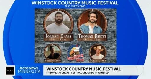 Winstock County Festival to feature Thomas Rhett - CBS Minnesota
