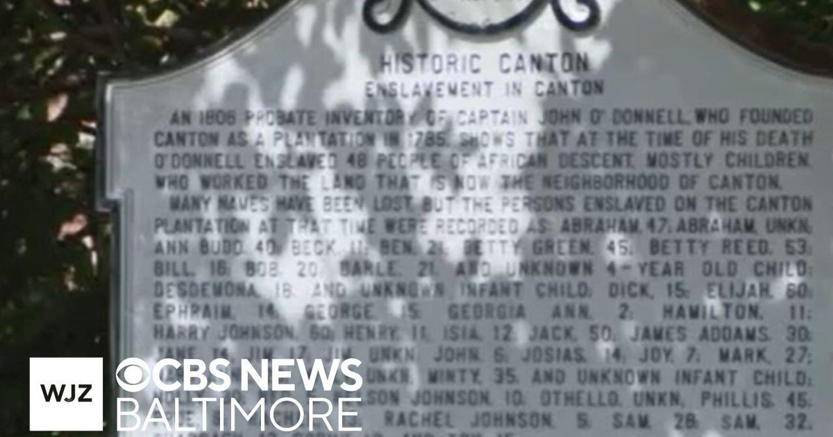 New historic marker memorializes enslaved people on Baltimore ...
