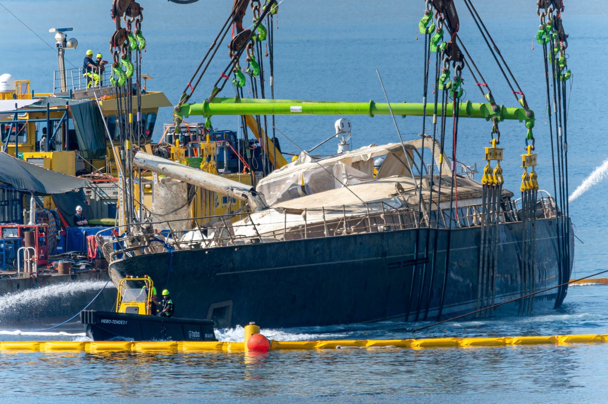 Superyacht that sank with British tech magnate Mike Lynch on board ...