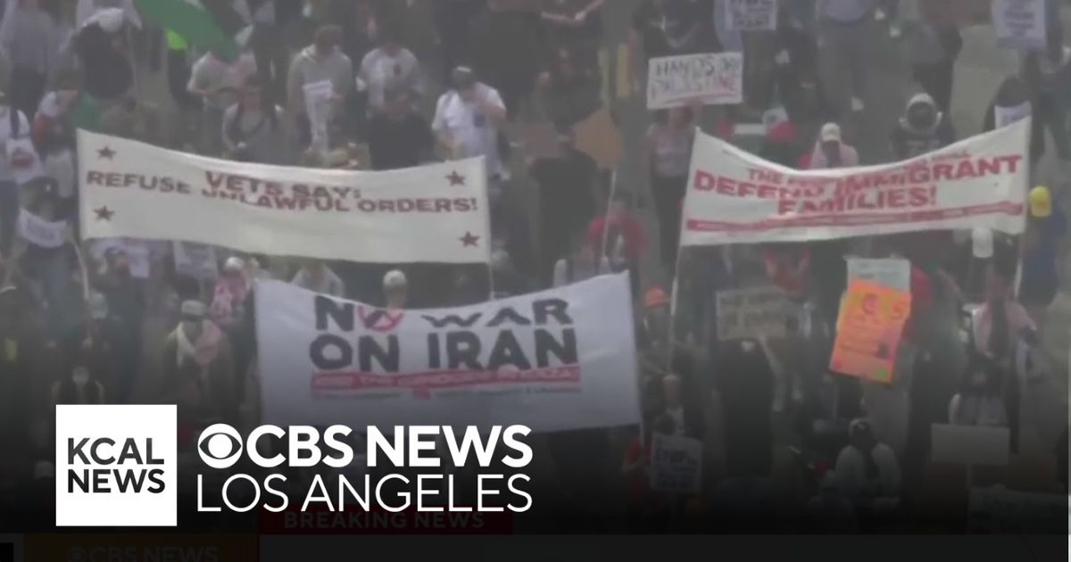 Los Angeles reacts to U.S. strike on Iran - CBS Los Angeles