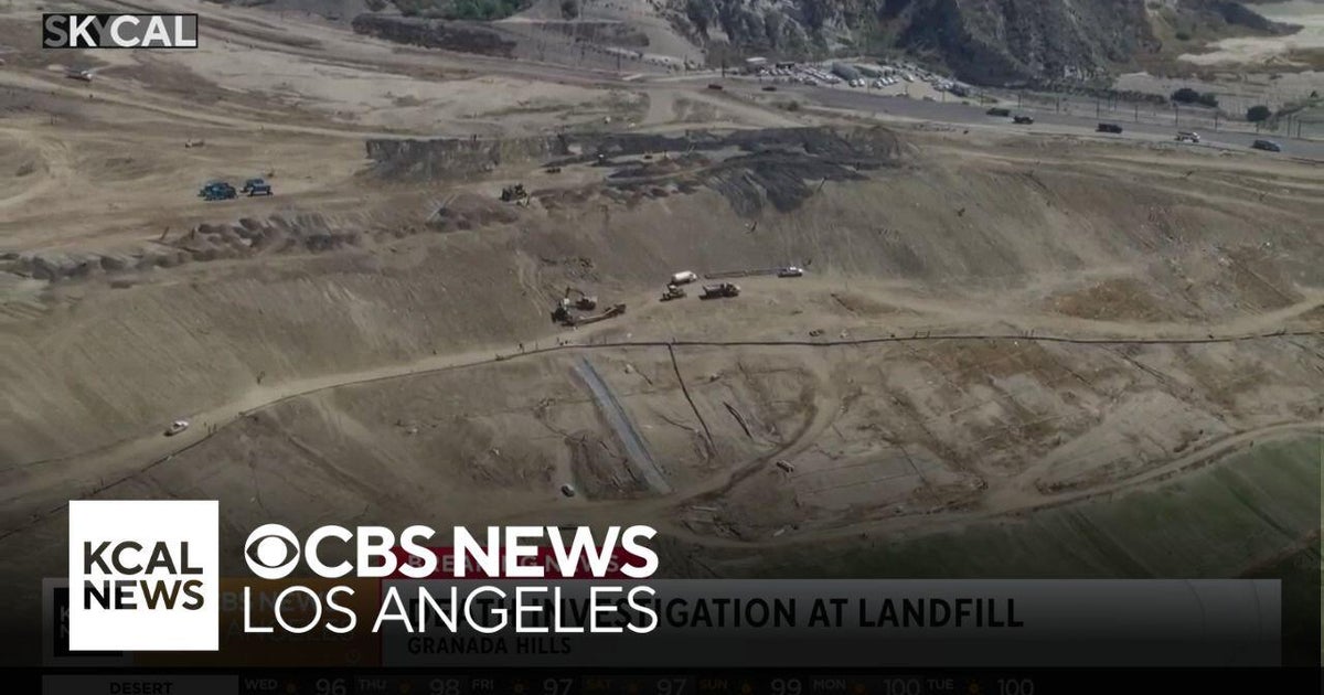 Sunshine Canyon Landfill workplace accident leaves one dead - CBS Los ...