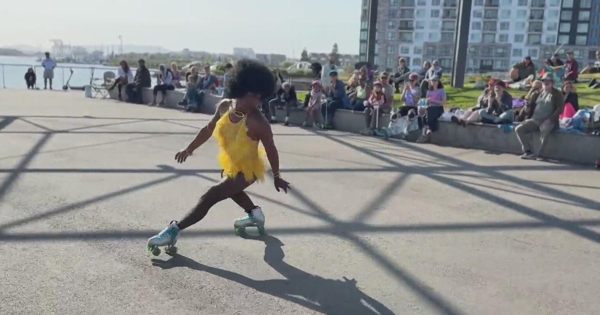 Roller-skating drag queens show their stuff on the Oakland waterfront ...