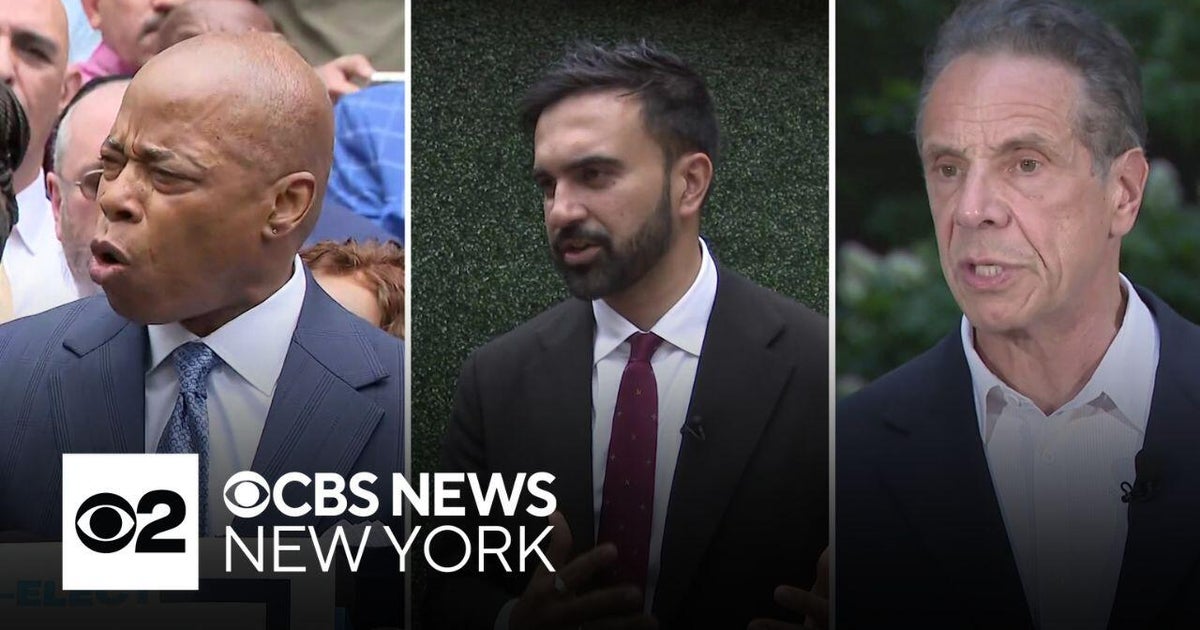 Gloves are off in the race for NYC mayor - CBS New York