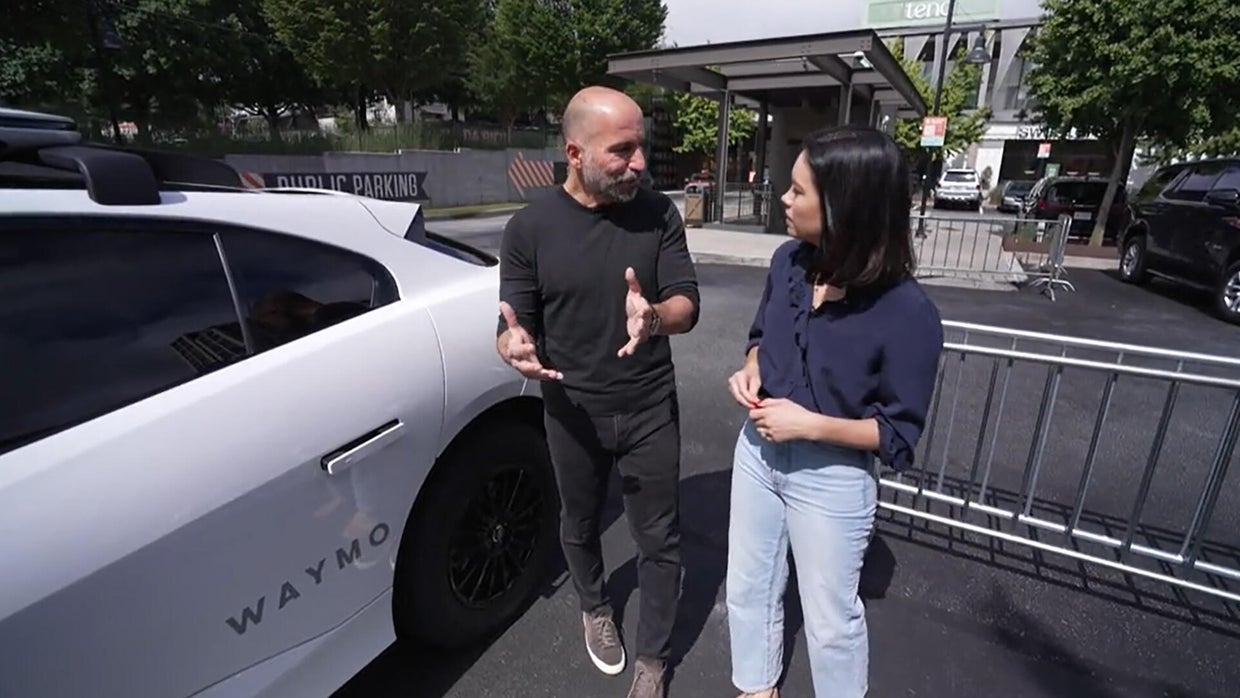 Uber CEO Dara Khosrowshahi on being behind the wheel - CBS News