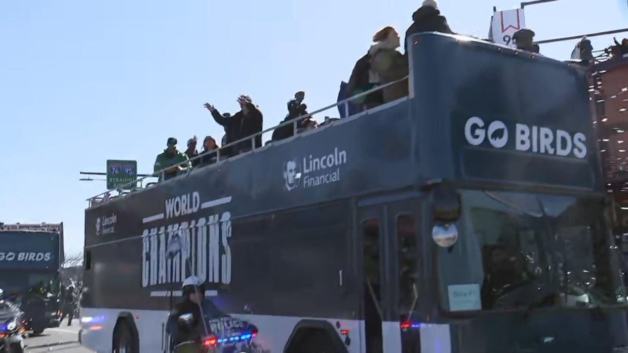 The Eagles' Super Bowl Champions bus tours around the Philadelphia area ...