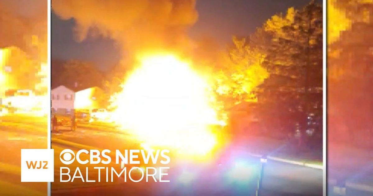 Neighbor's video shows "fireball" house explosion in Baltimore County ...