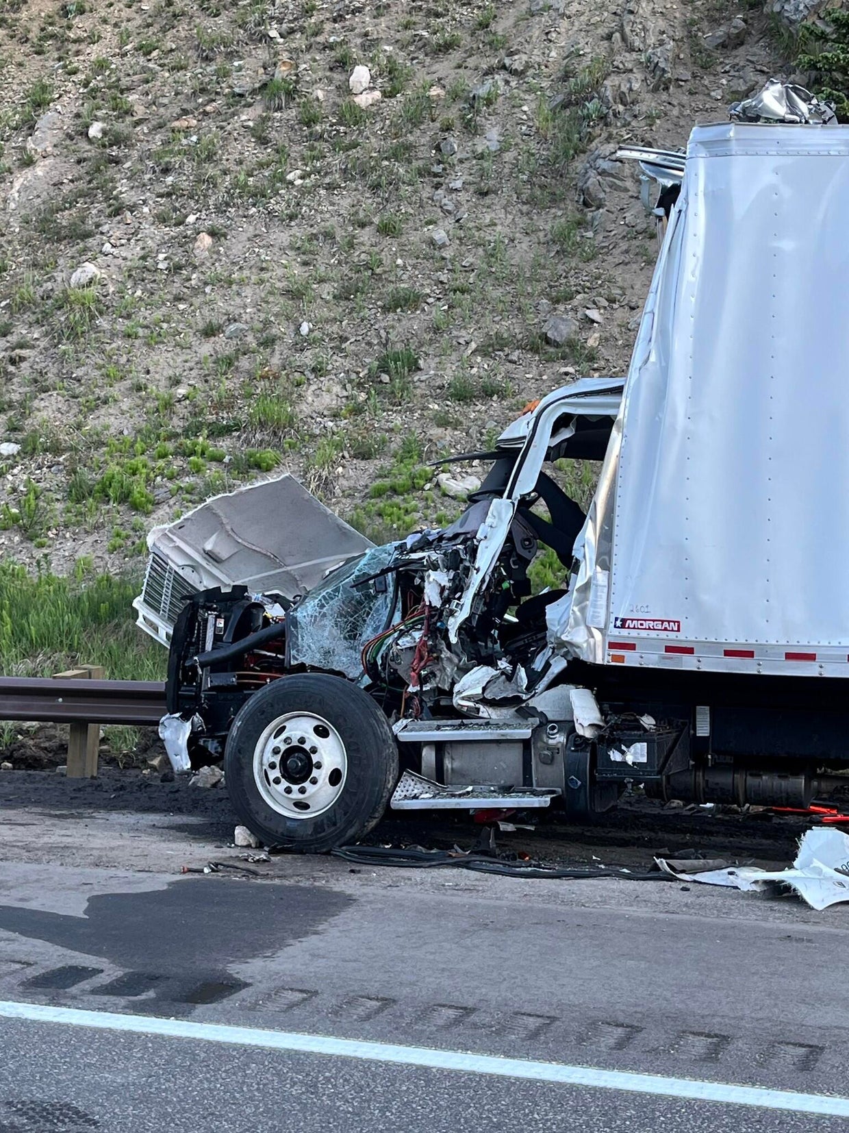 Westbound lanes of I-70 reopen after closure in Colorado's high country for crash involving semi ...