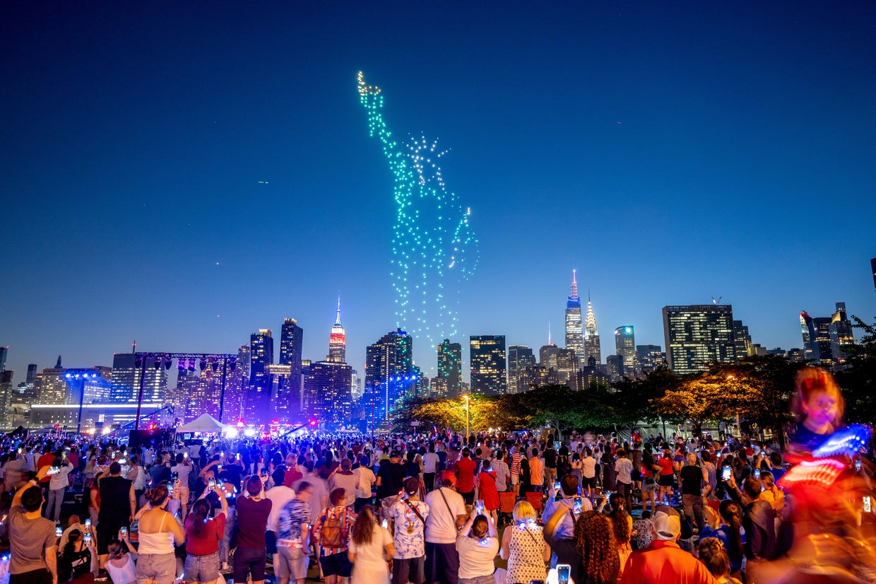 July 4th drone shows will light up skies in dozens of cities this year ...