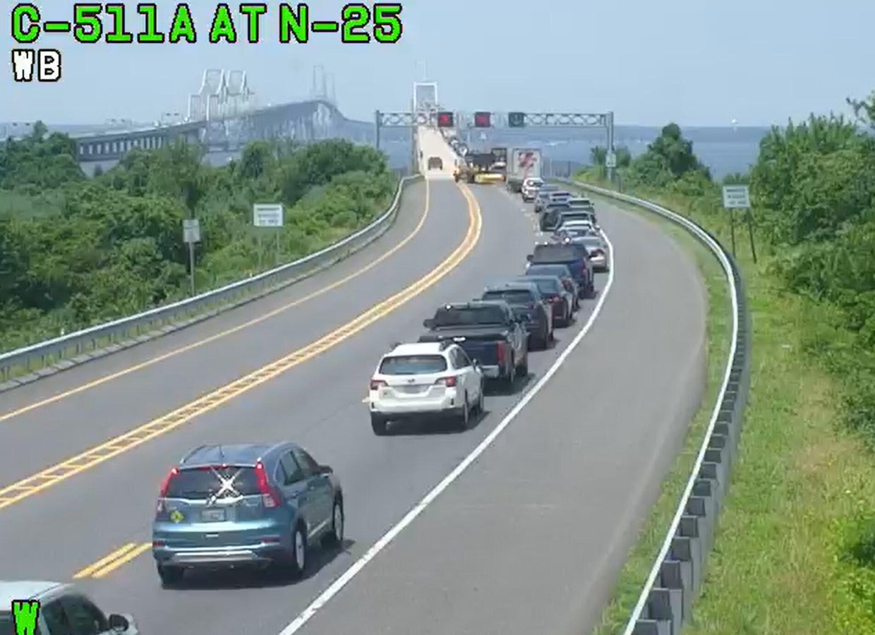 Westbound lanes of Maryland's Chesapeake Bay Bridge reopen after multi ...