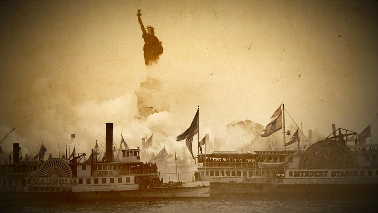 How Lady Liberty became a beacon for immigrants - CBS News
