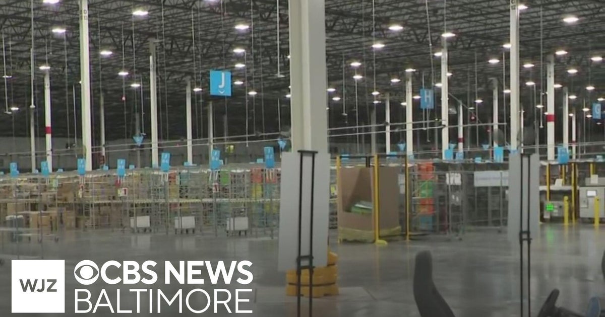 Visiting the Amazon Warehouse in Curtis Bay for Prime Day - CBS Baltimore