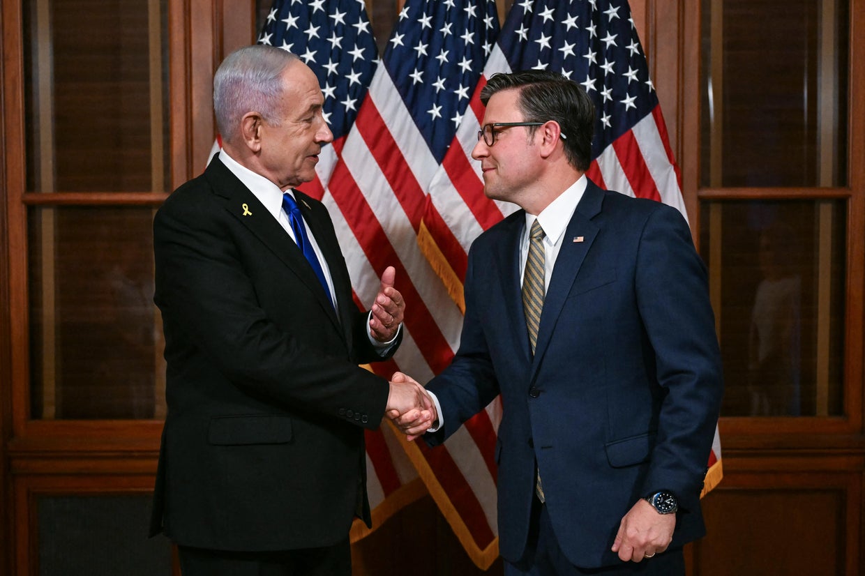 Israeli Prime Minister Benjamin Netanyahu meets with congressional ...