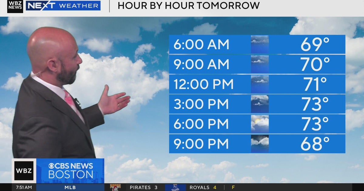 Next Weather: WBZ mid-morning forecast for July 9, 2025 - CBS Boston