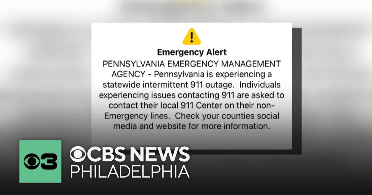 Here's the latest of the 911 outage reported in Pennsylvania - CBS ...