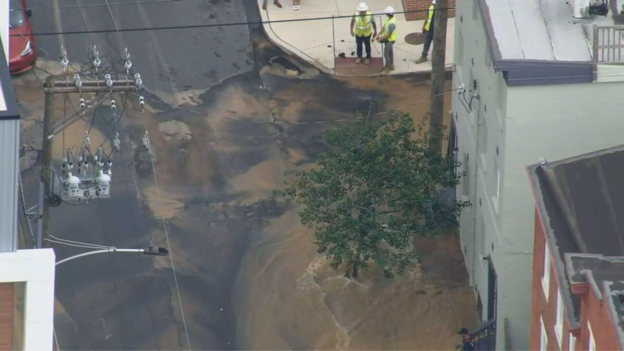 Service restored after water main break in North Philadelphia floods ...