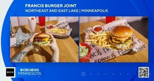 Francis Burger Joint’s mission to make vegan burgers, fries - CBS Minnesota