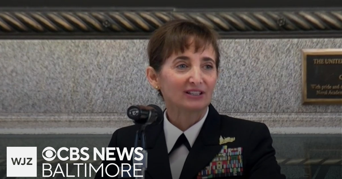Naval Academy's first female superintendent being reassigned - CBS ...