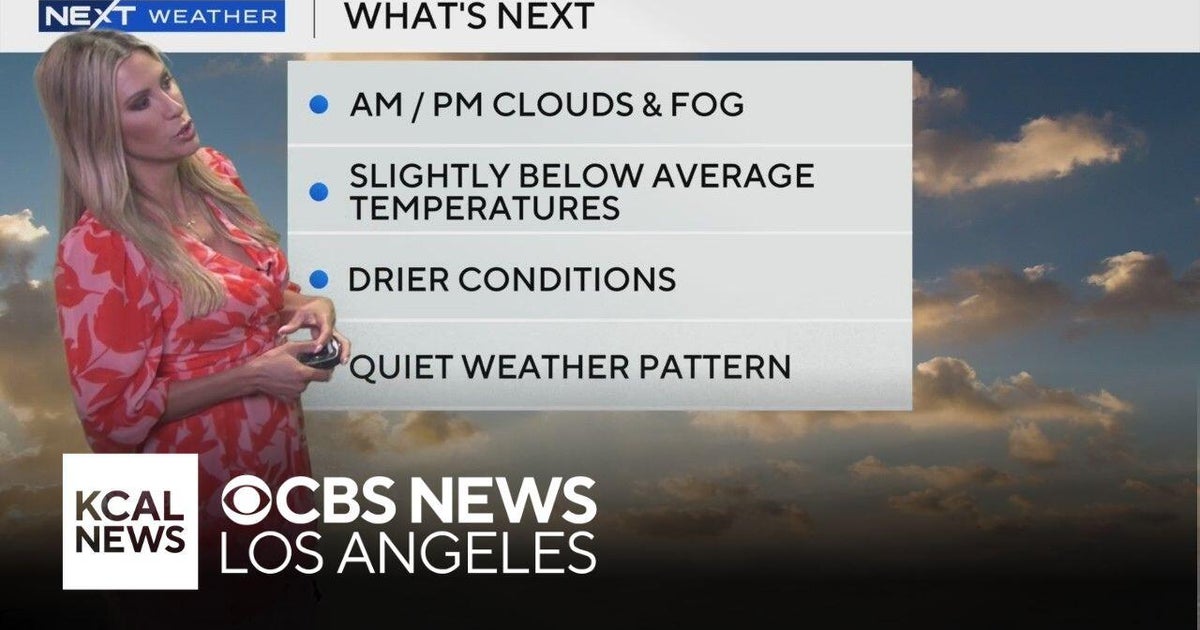 Olga Ospina's NEXT Weather forecast - CBS Los Angeles