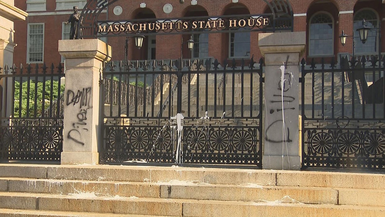 Member of pro-Palestinian group arrested for vandalism at Massachusetts ...